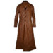 Brown leather duster coat mens